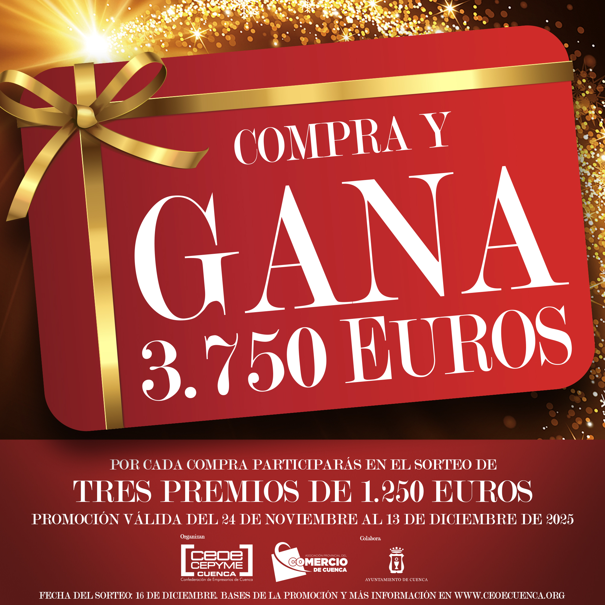 El 24 de noviembre comienza la campaña Compra y Gana